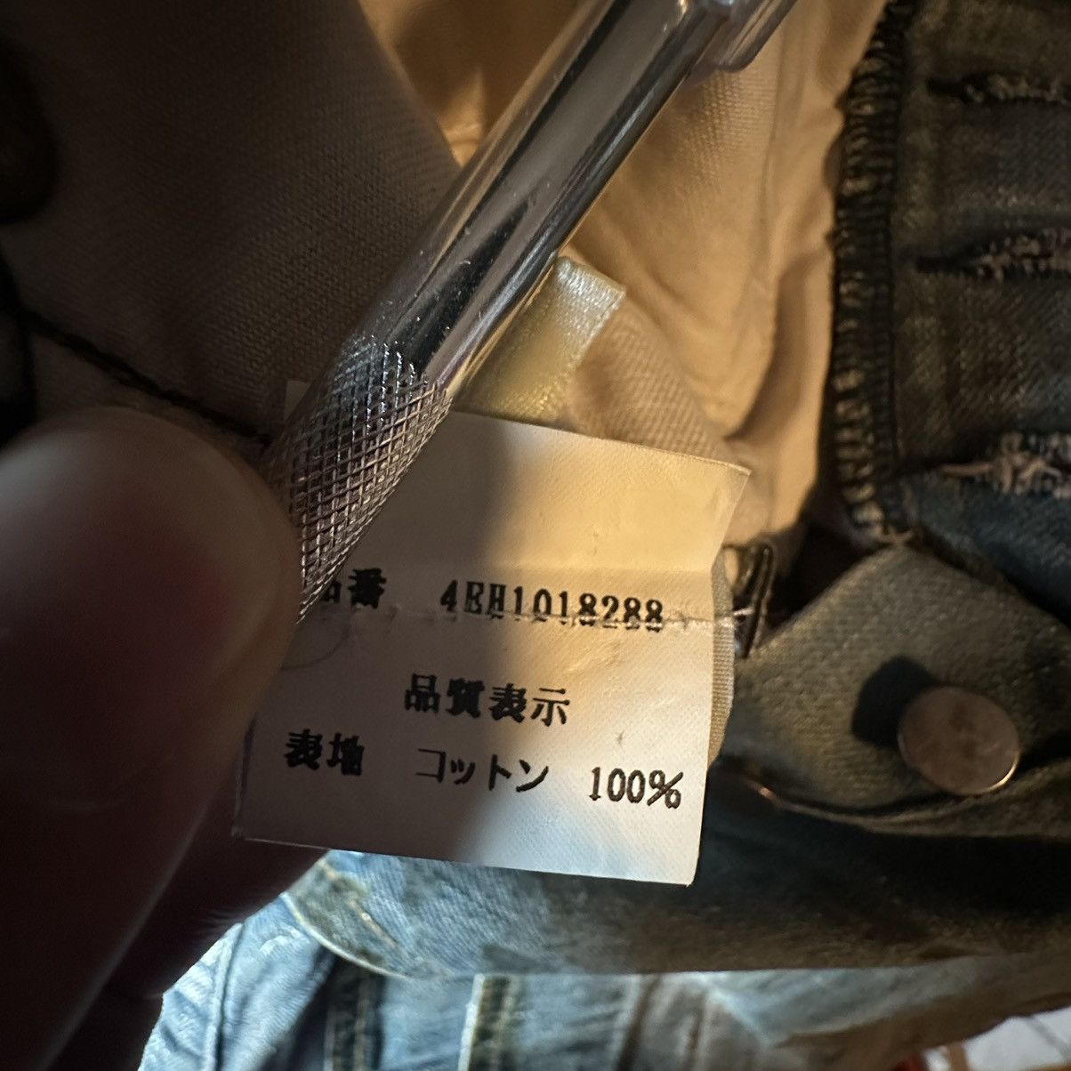 Dior Dior Homme Waxed Bleu Clair Jeans from SS2004 "Strip" | Grailed