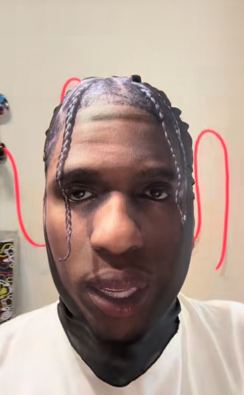 Other Funny Travis Scott Shiesty Mask | Grailed