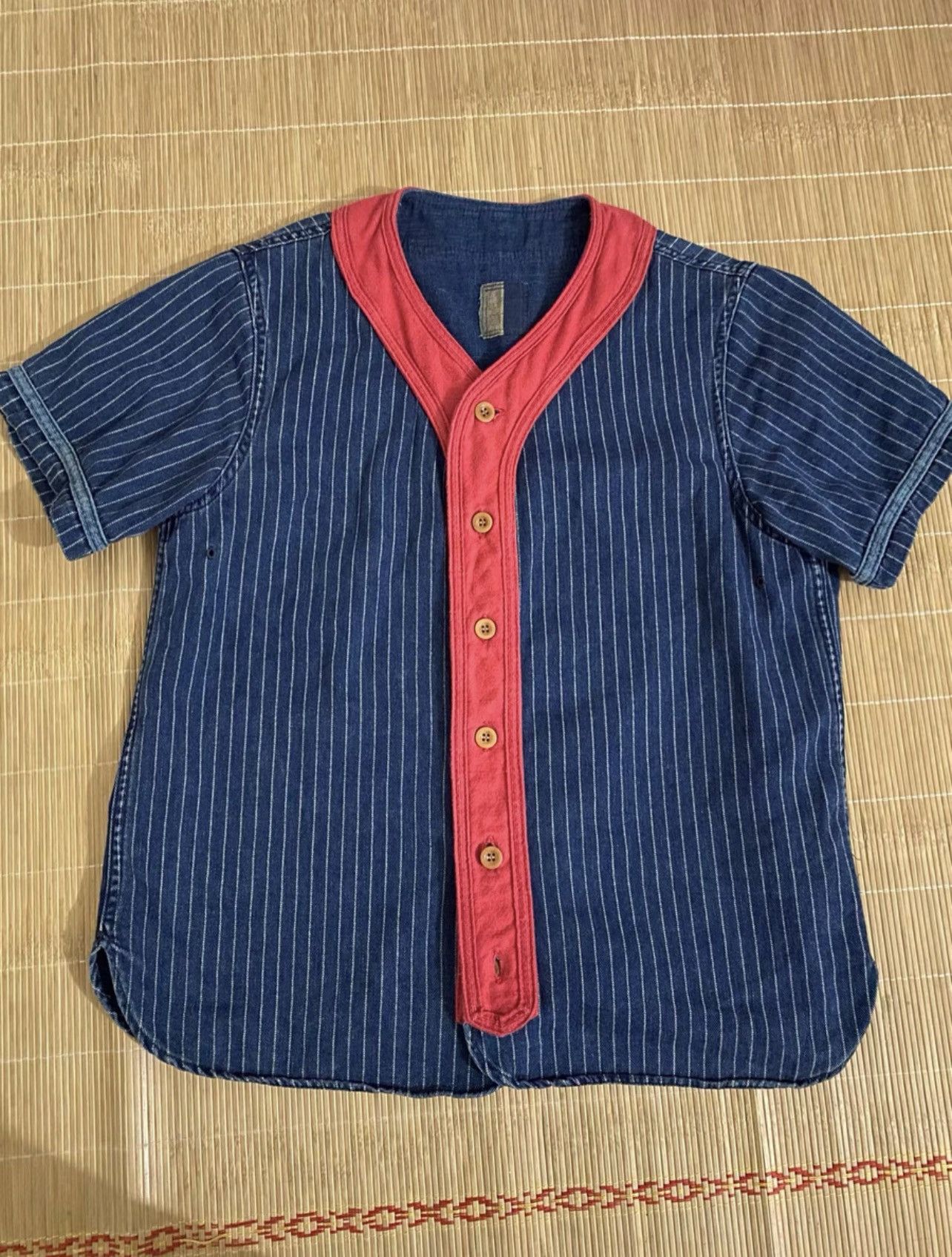 Visvim visvim DUGOUT SHIRT 2015aw ict(INDIGO STRIPES) | Grailed