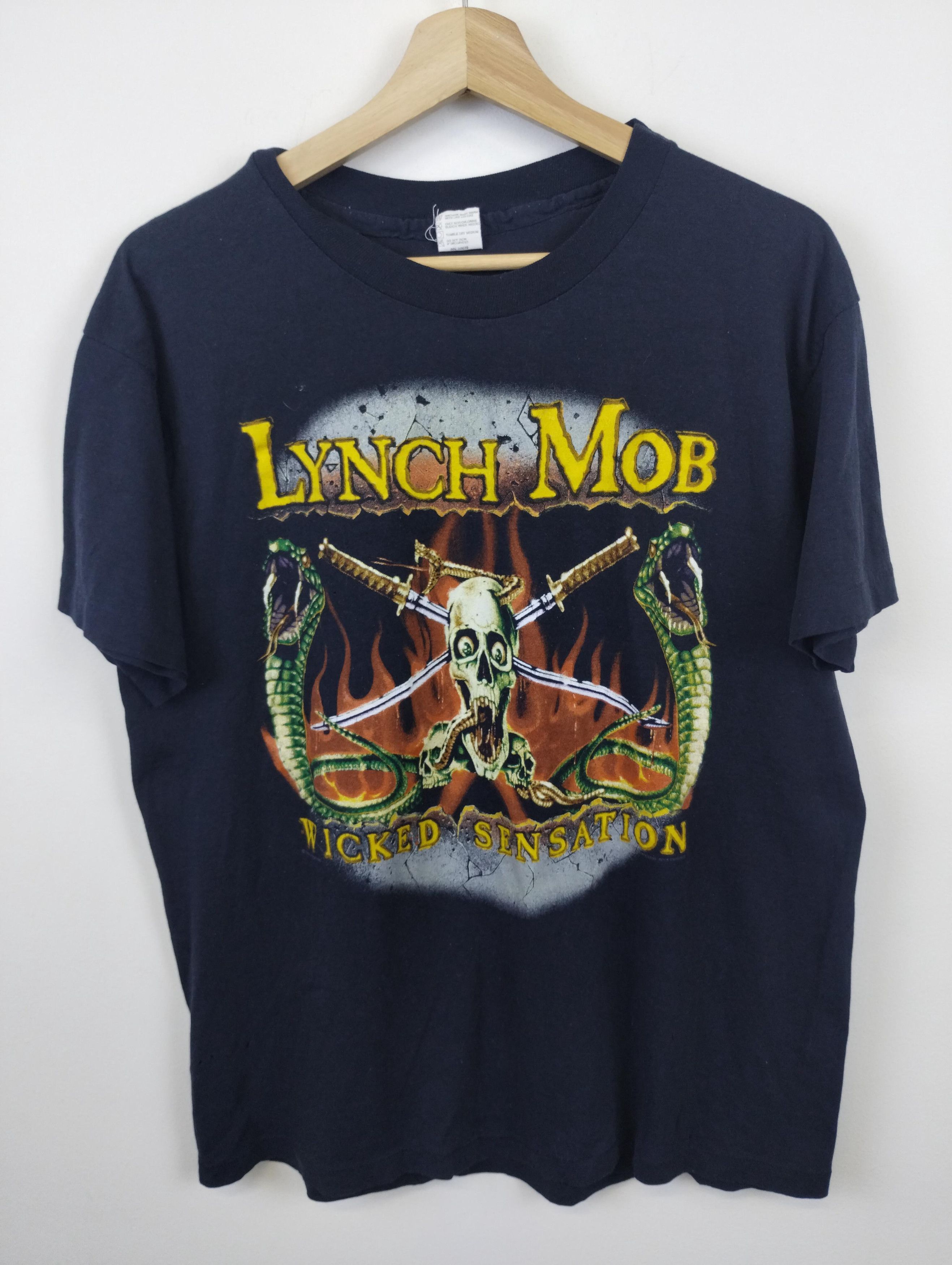 Anvil × Vintage Vintage Anvil Lynch Mob Band Tee | Grailed
