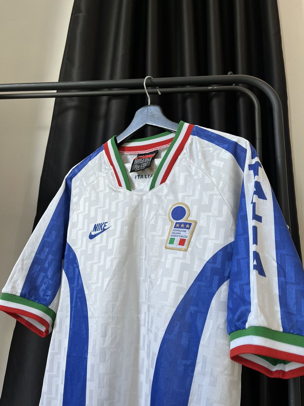 Nike × Soccer Jersey × Vintage Rare Vintage 1995 Nike Italy Training ...