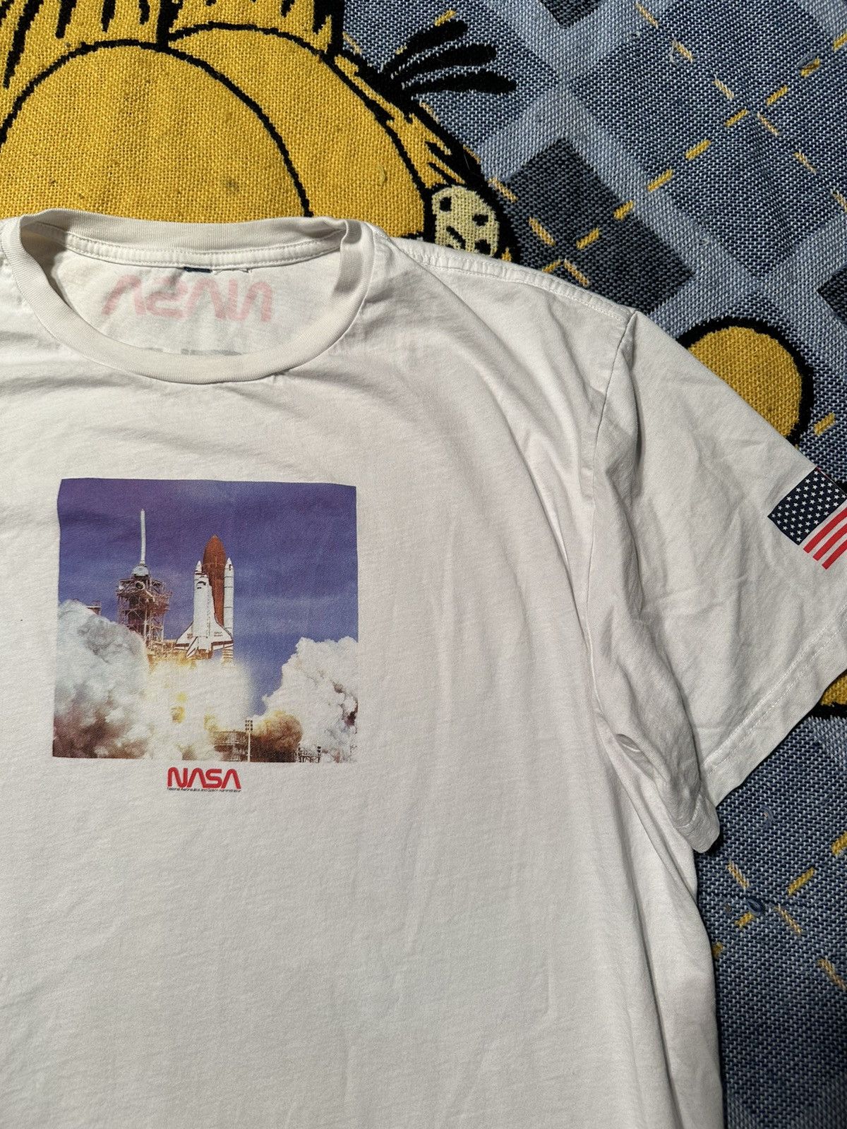 NASA × Streetwear × Vintage Vintage NASA Rocket Launch T-Shirt | Grailed