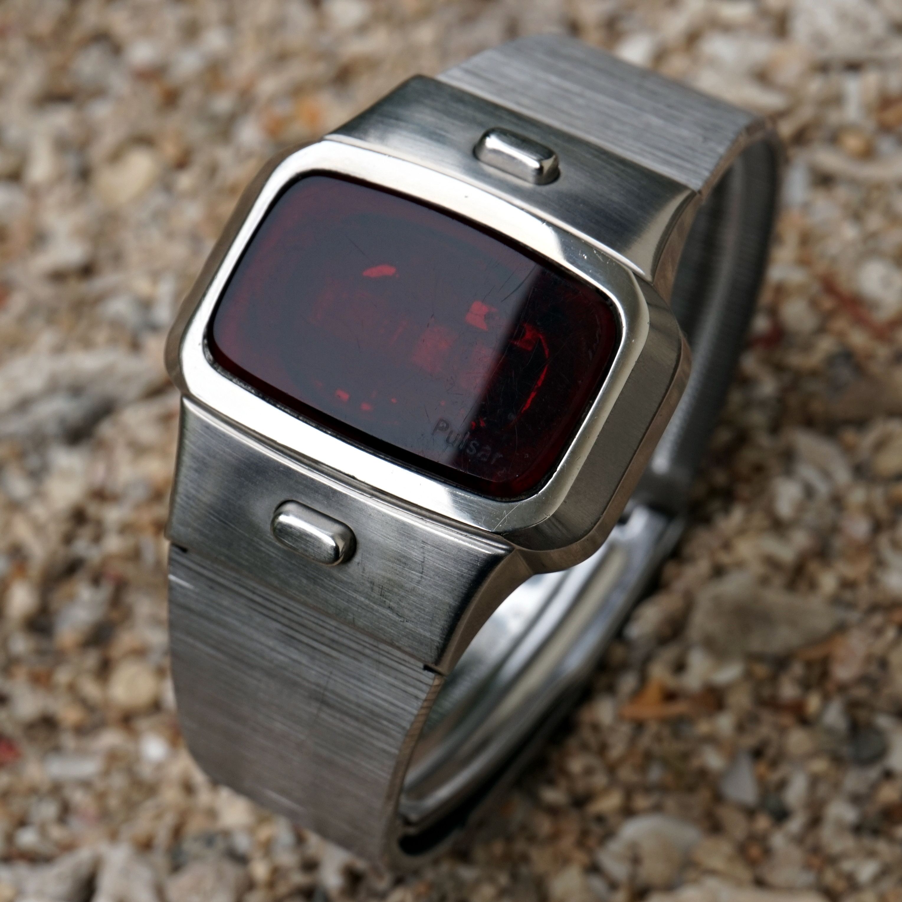 Pulsar × Vintage Vintage 70s LED Pulsar watch off Condition | Grailed