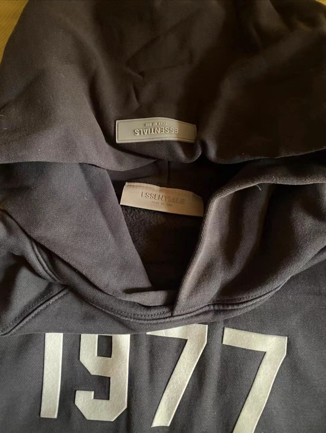Essentials Fear of God Essentials 1977 Hoodie Iron | Grailed