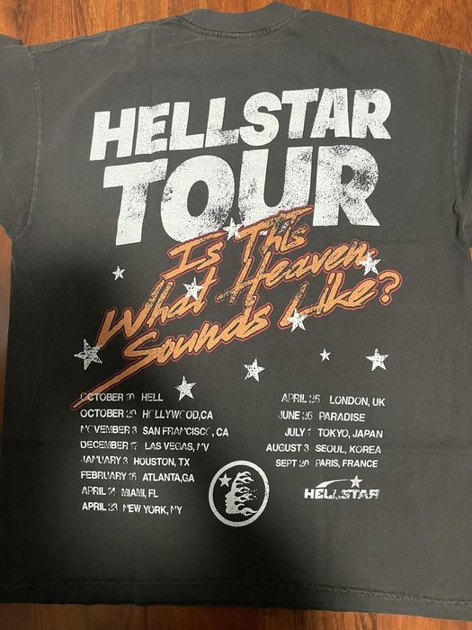 HELLSTAR Hellstar Biker Tour T-Shirt | Grailed