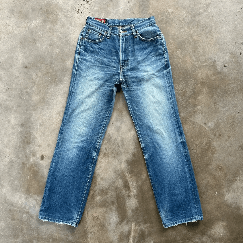 Edwin × Jean × Vintage Vintage Edwin Something Faded Distressed Denim Jean Pant W27 | Grailed