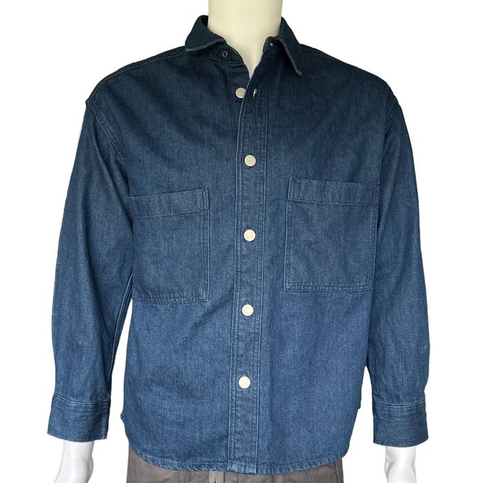 Basic Editions New Basic Editions Mens Blue Jean Denim Jacket Small ...