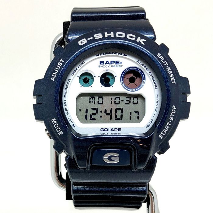 Casio CASIO G-SHOCK watch DW-6900 Abathing Ape APE BAPE collaboration ...