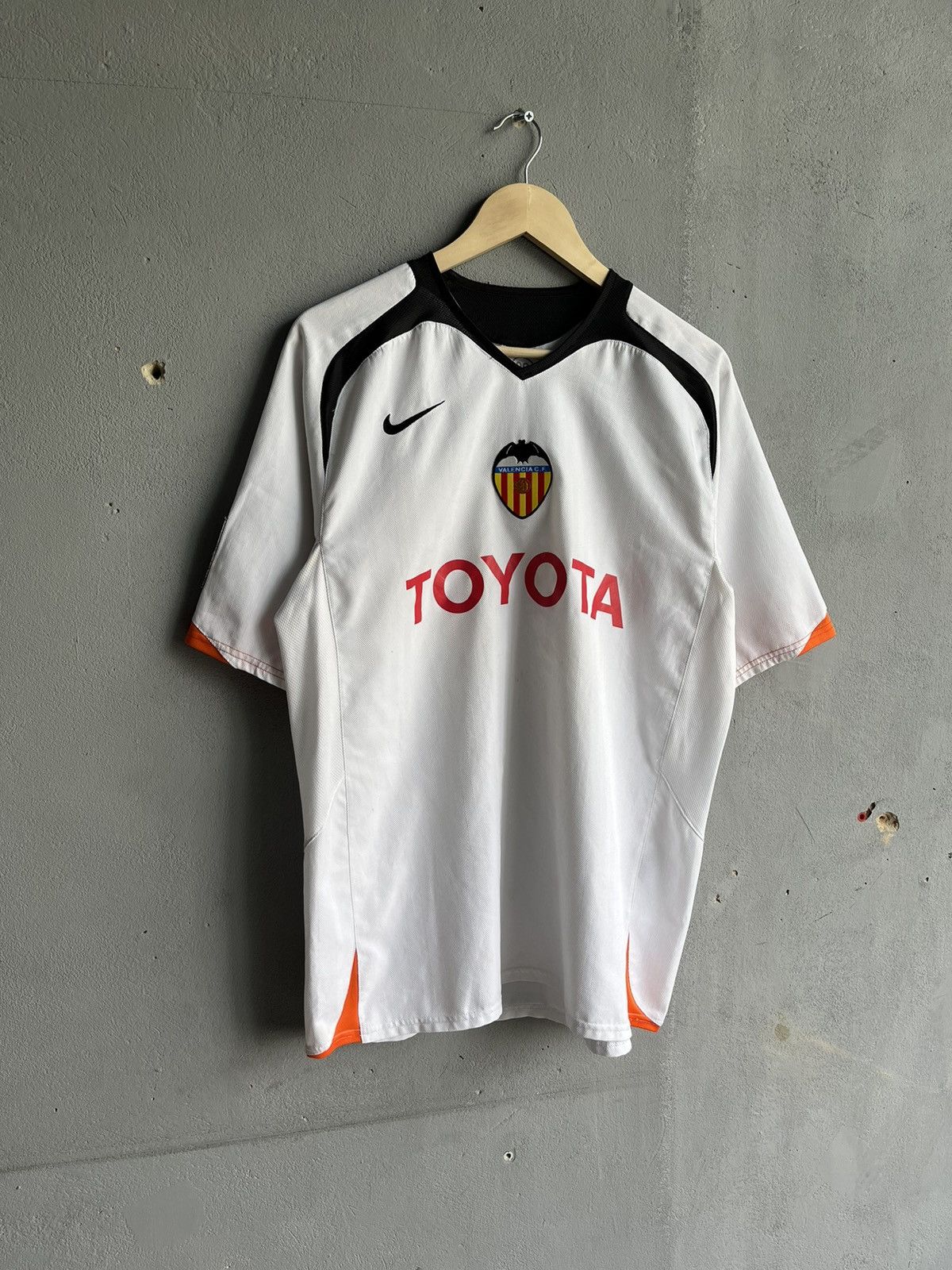 Nike × Vintage Vintage Nike Valencia 2003-04 Home Soccer Jersey Size L ...