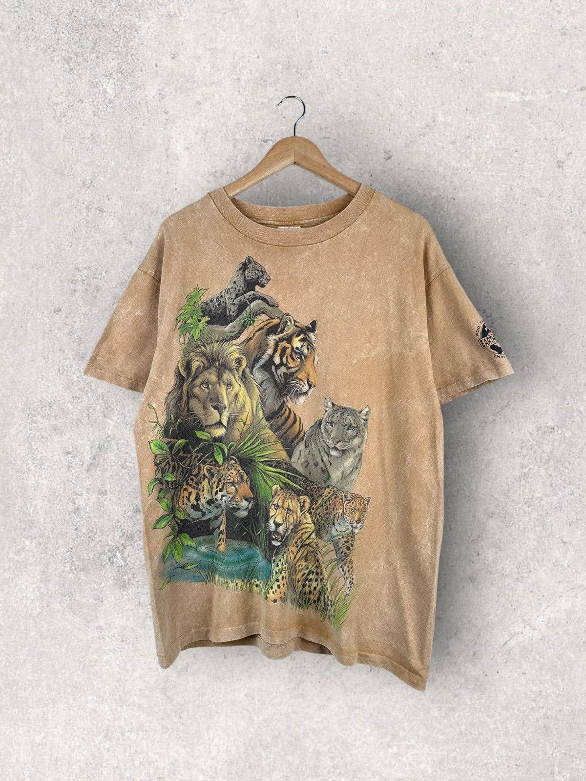 Hanes 90s Vintage Hanes Animal Tee Oversized Made in USA | Grailed