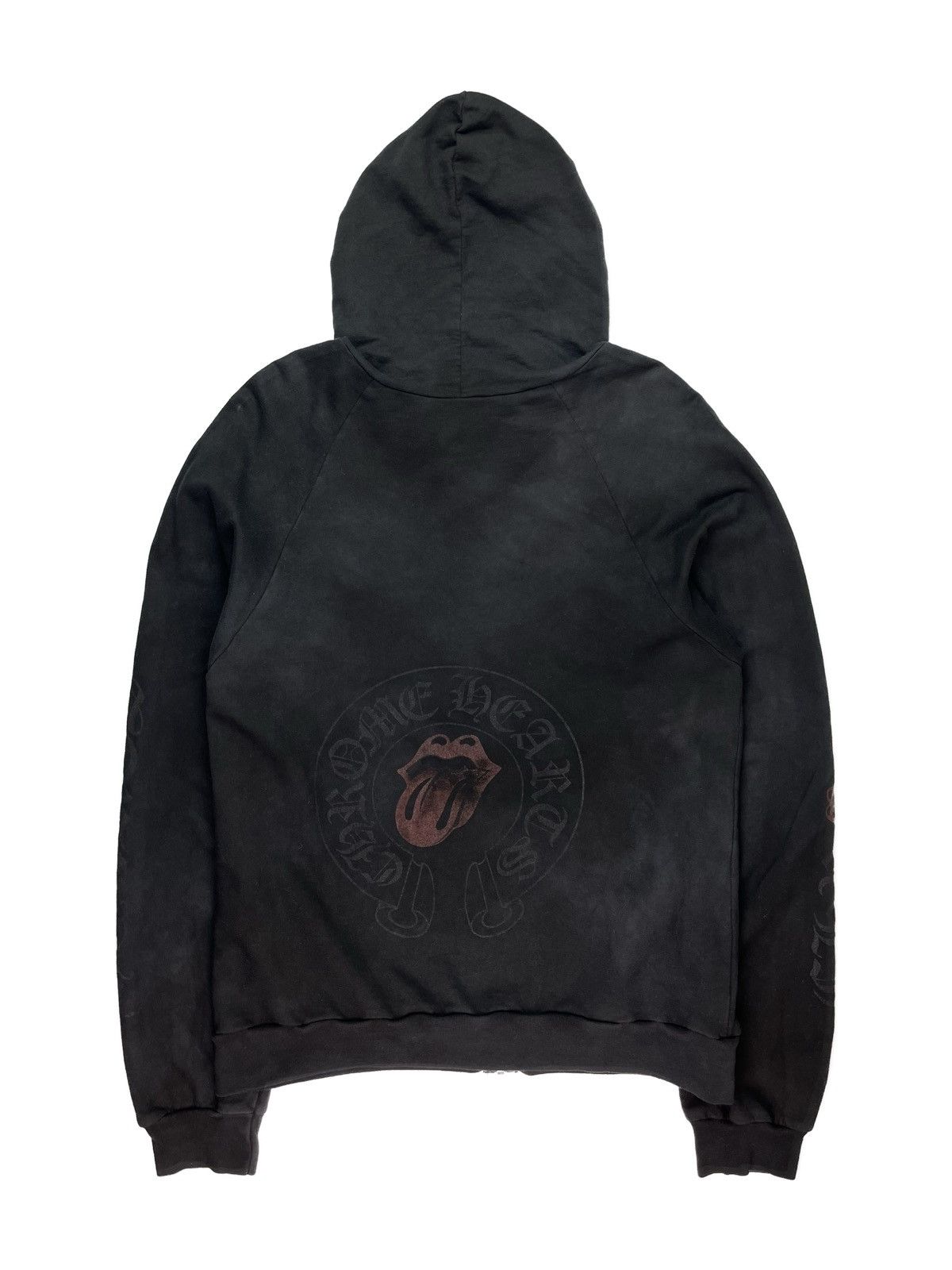 Vintage Chrome Hearts Rolling Stones Tongue Horseshoe Zip Up Hoodie ... Vintage Chrome Hearts Rolling Stones Tongue Horseshoe Zip Up Hoodie ...