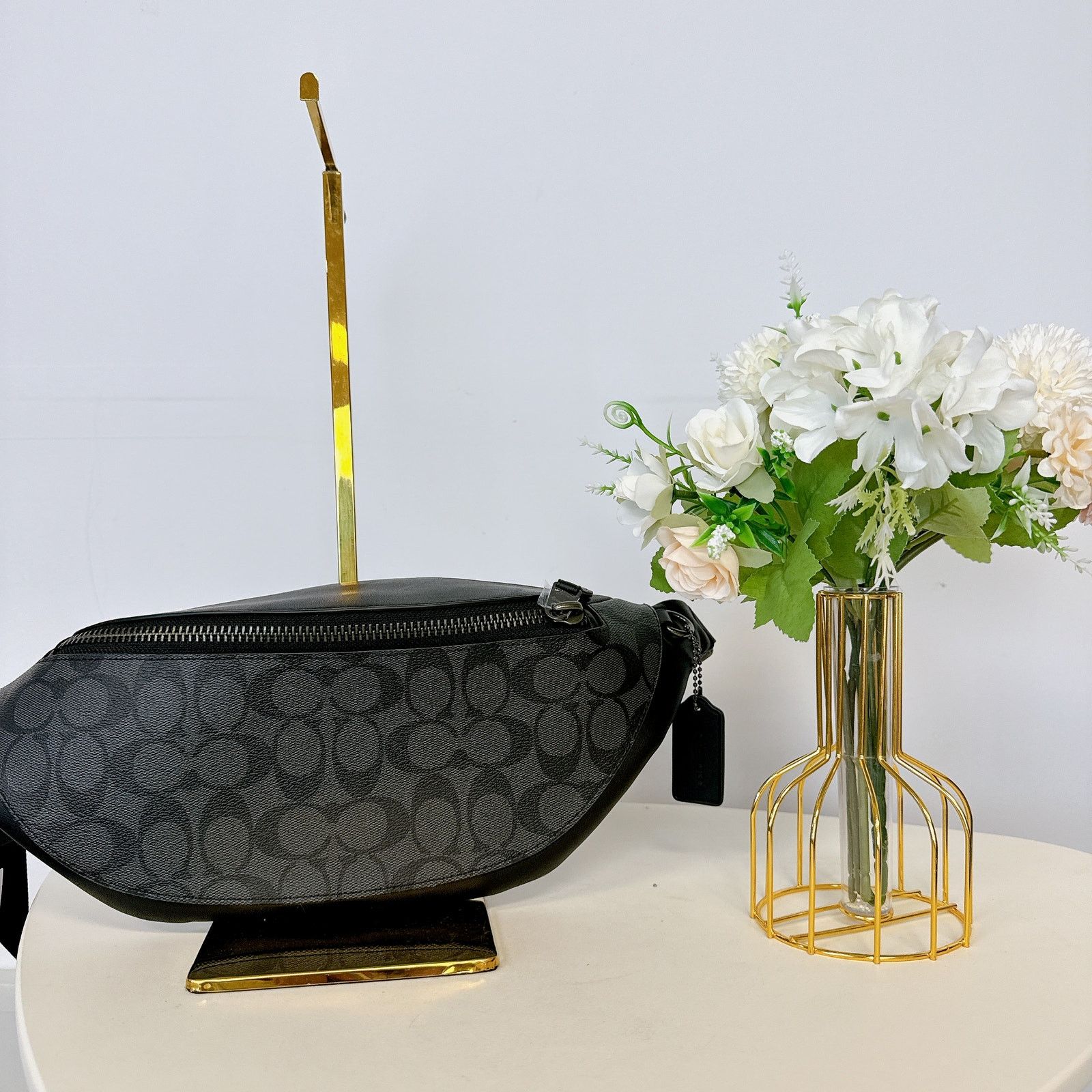 Coach Coach 78777 Warren Belt Bag In Signature Canvas IN Black | Grailed