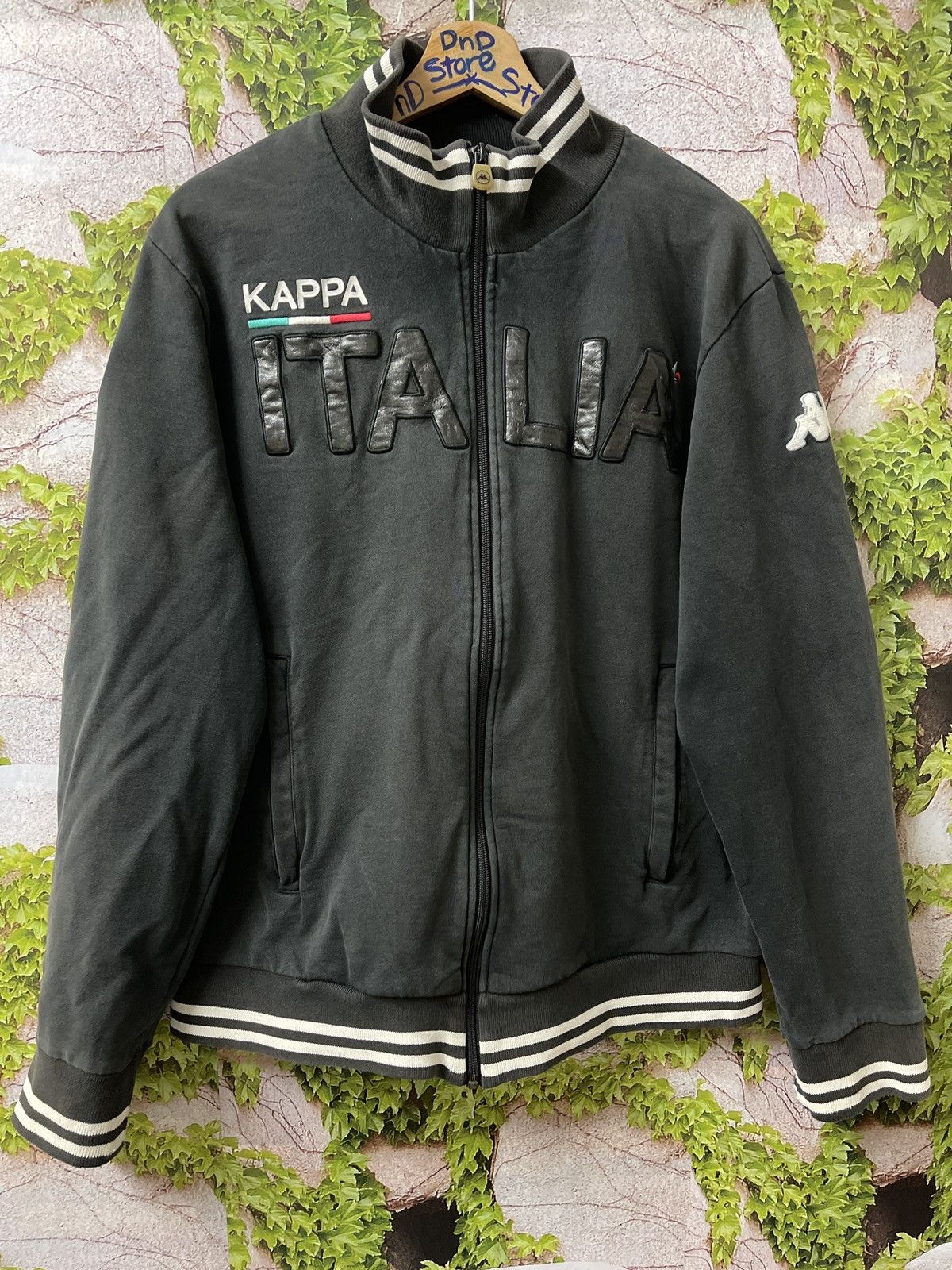 Very Rare VINTAGE KAPPA ITALIA EMBROIDERY ZIP UP VERY RARE | Grailed