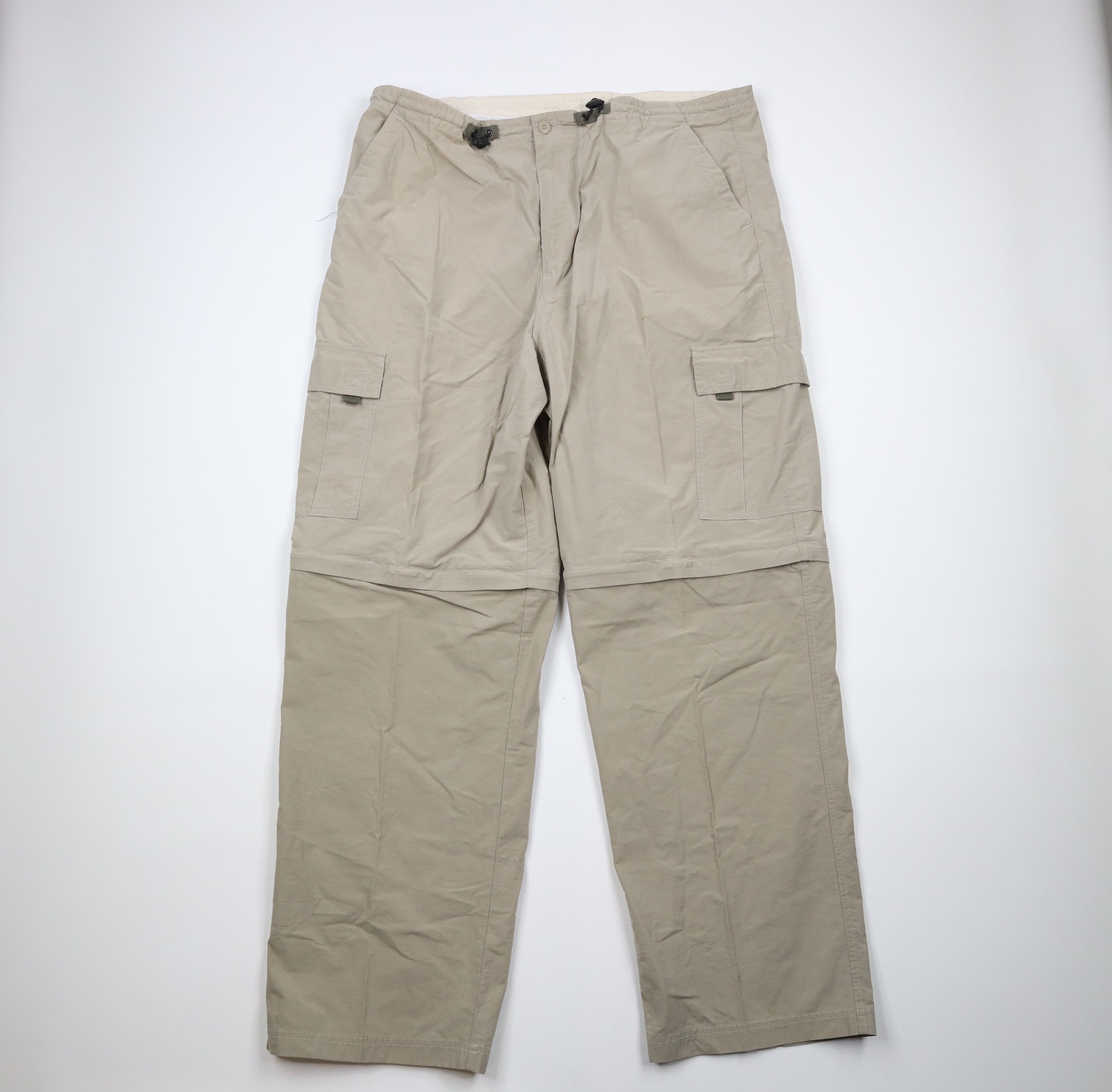 Streetwear × Vintage Vintage 90s Streetwear Wide Leg Convertible Pants ...