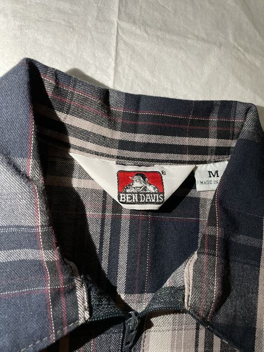 Ben Davis Blue squared Ben Davis zip up | Grailed