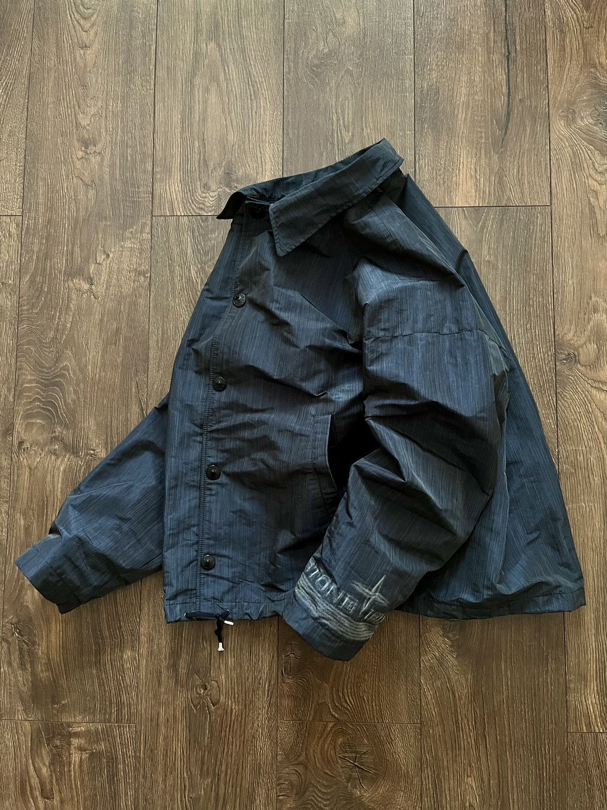 Stone Island Stone Island vintage 2001 sleeve logo neylon jacket | Grailed