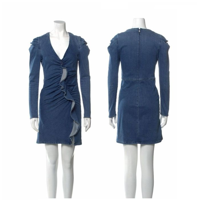 Jonathan Simkhai 👗6 Womens Denim Dress designer Jonathan Simkhai Jean ... Jonathan Simkhai 👗6 Womens Denim Dress designer Jonathan Simkhai Jean ...