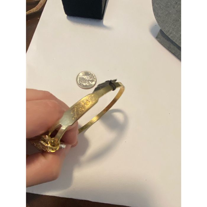 Generic Love charm bracelet gold tone | Grailed