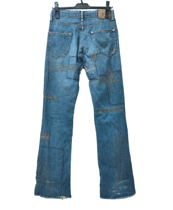 Hysteric Glamour Hysteric Glamour Kinky Patchwork Streetwear Denim ...