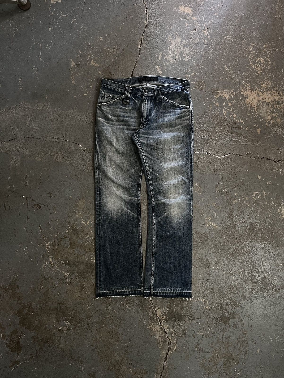 Roar Bootcut Embroidered Jeans | Grailed