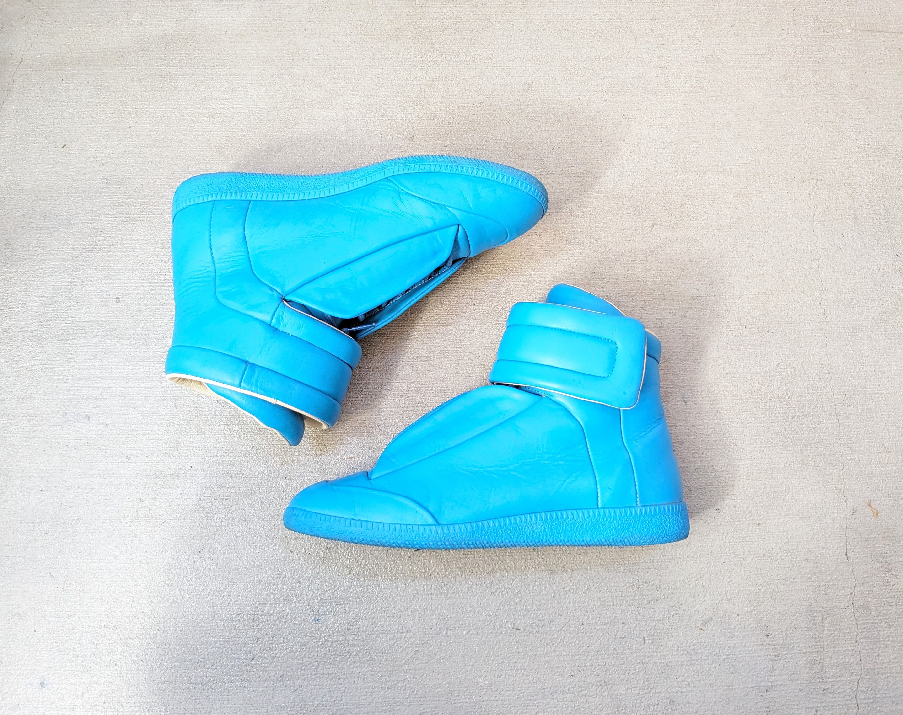 Maison Margiela Maison Margiela Future Blue 8 41 High Tops Leather ...