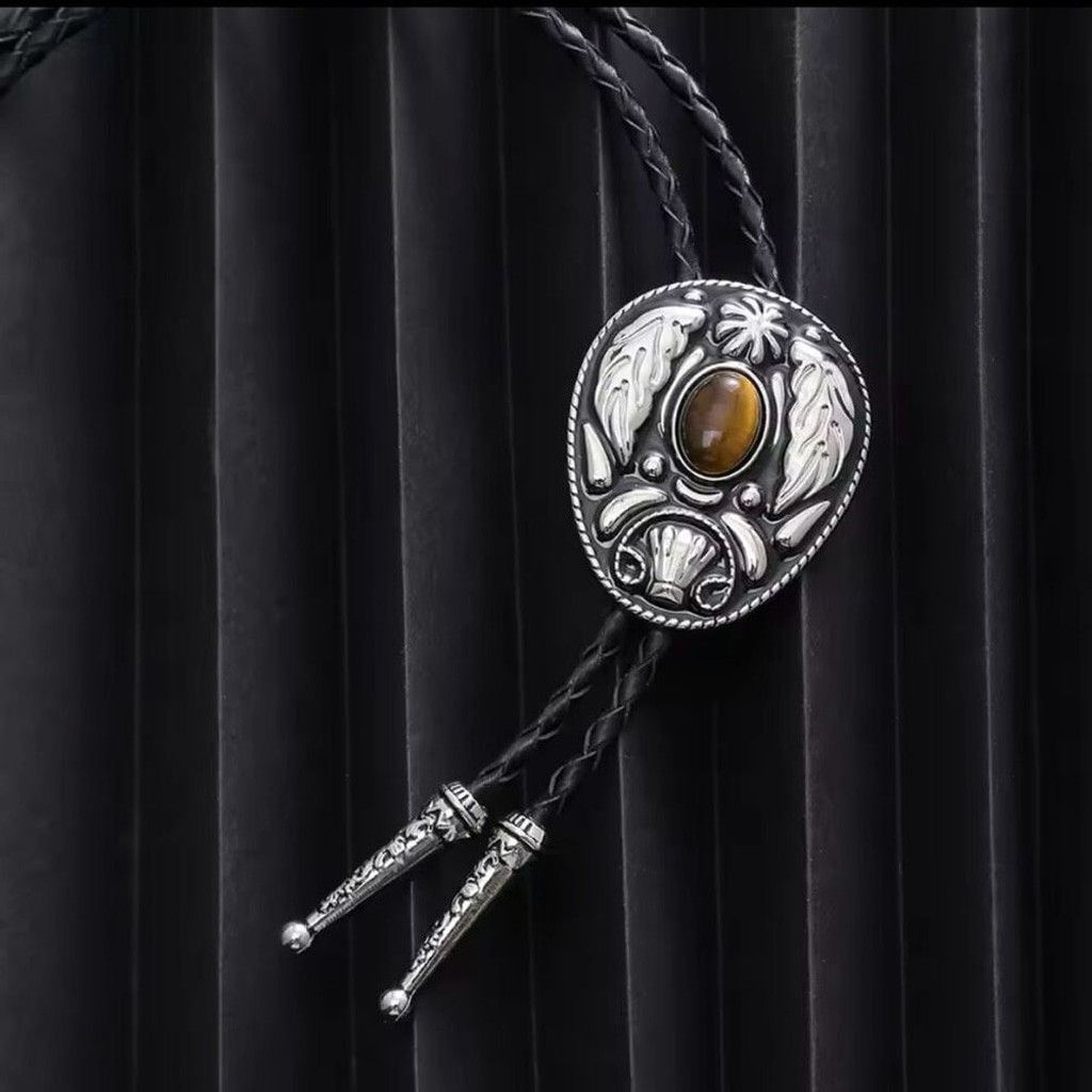 Other New Vintage Style Bolo Tie Western Leaf Design Rustic | Grailed