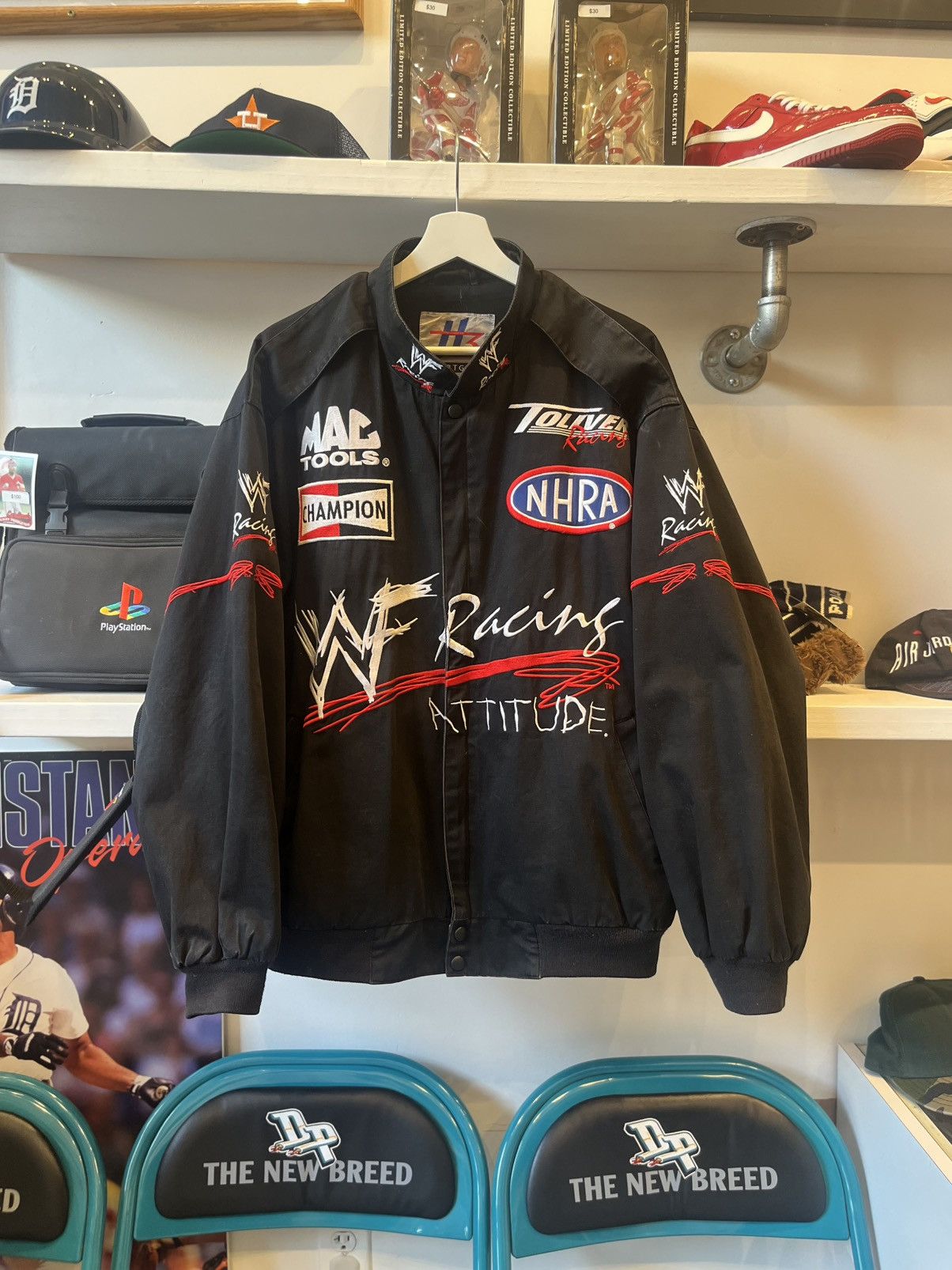 Vintage Vintage WWF racing jacket | Grailed