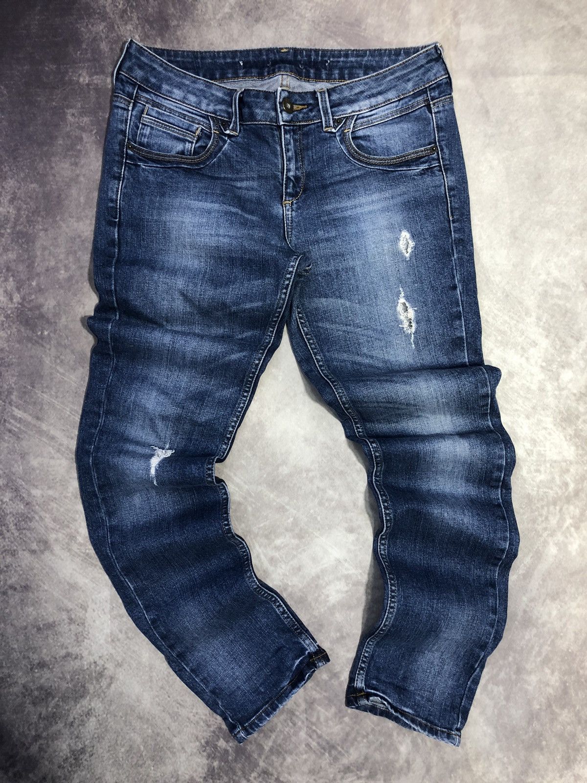 Streetwear Baggy Flared Wide Leg Stack Denim Jeans | Grailed