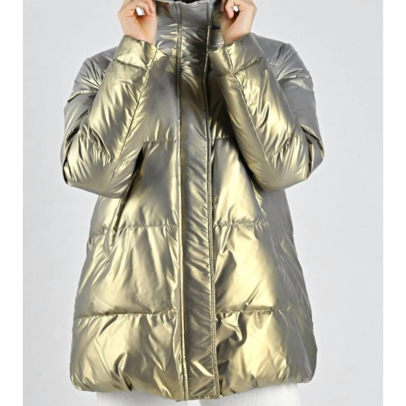 Designer CANADIAN CLASSICS Catherine Metal Satin Jacket In Bronze | Grailed