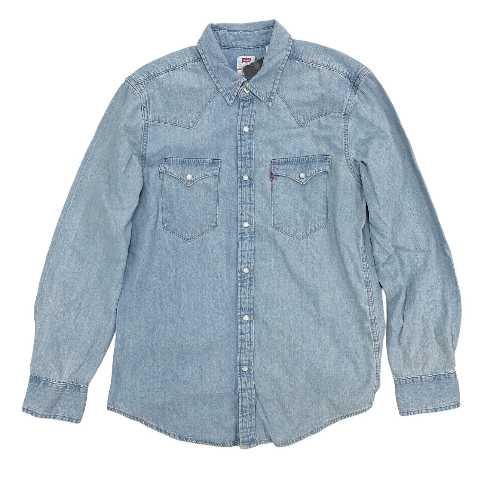 Levi's Levi's Classic Western Standard Fit Denim Shirt Light Blue ...