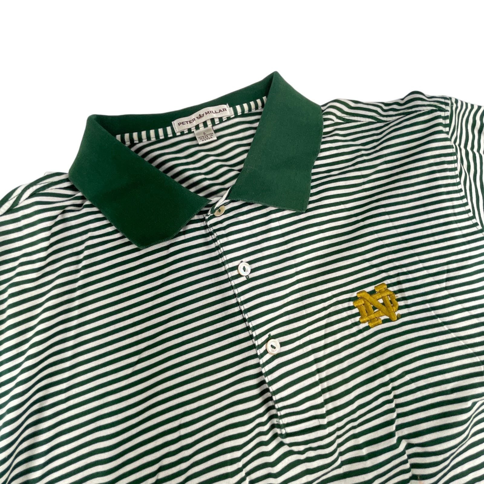 Peter Millar Vintage Peter Millar University Of Notre Dame Golf Polo ...