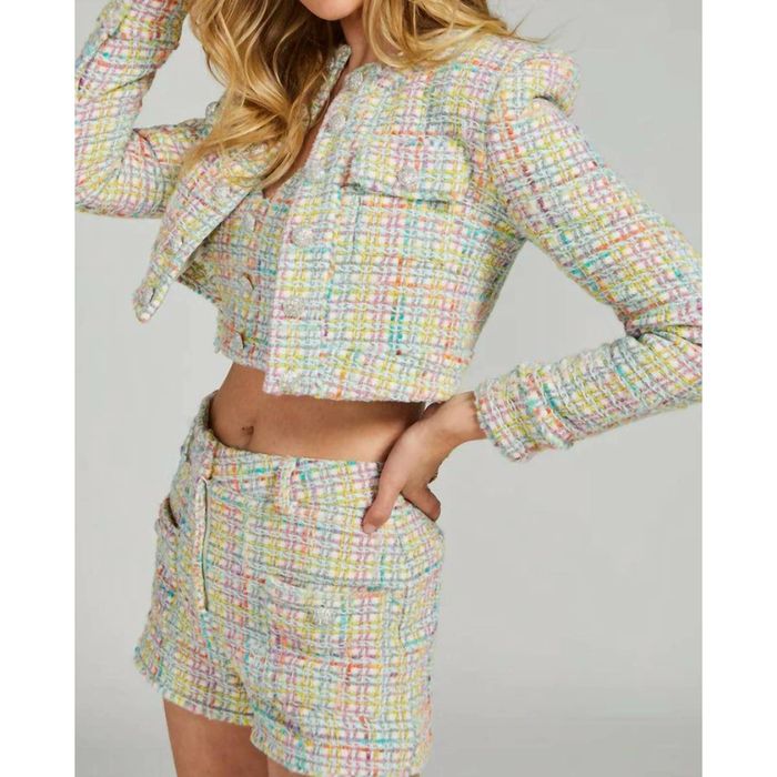 Generation Love GENERATION LOVE Posh Tweed Jacket In Multi | Grailed