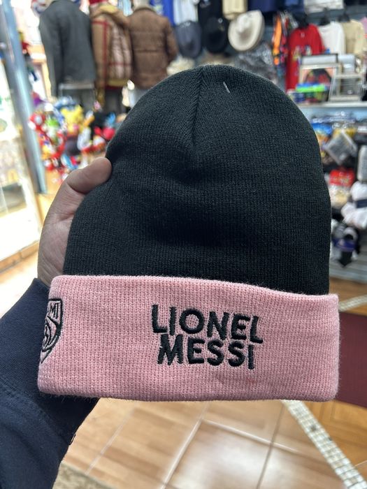 Vintage Lionel Messi #10 Inter Miami Double Sided Beanie | Grailed