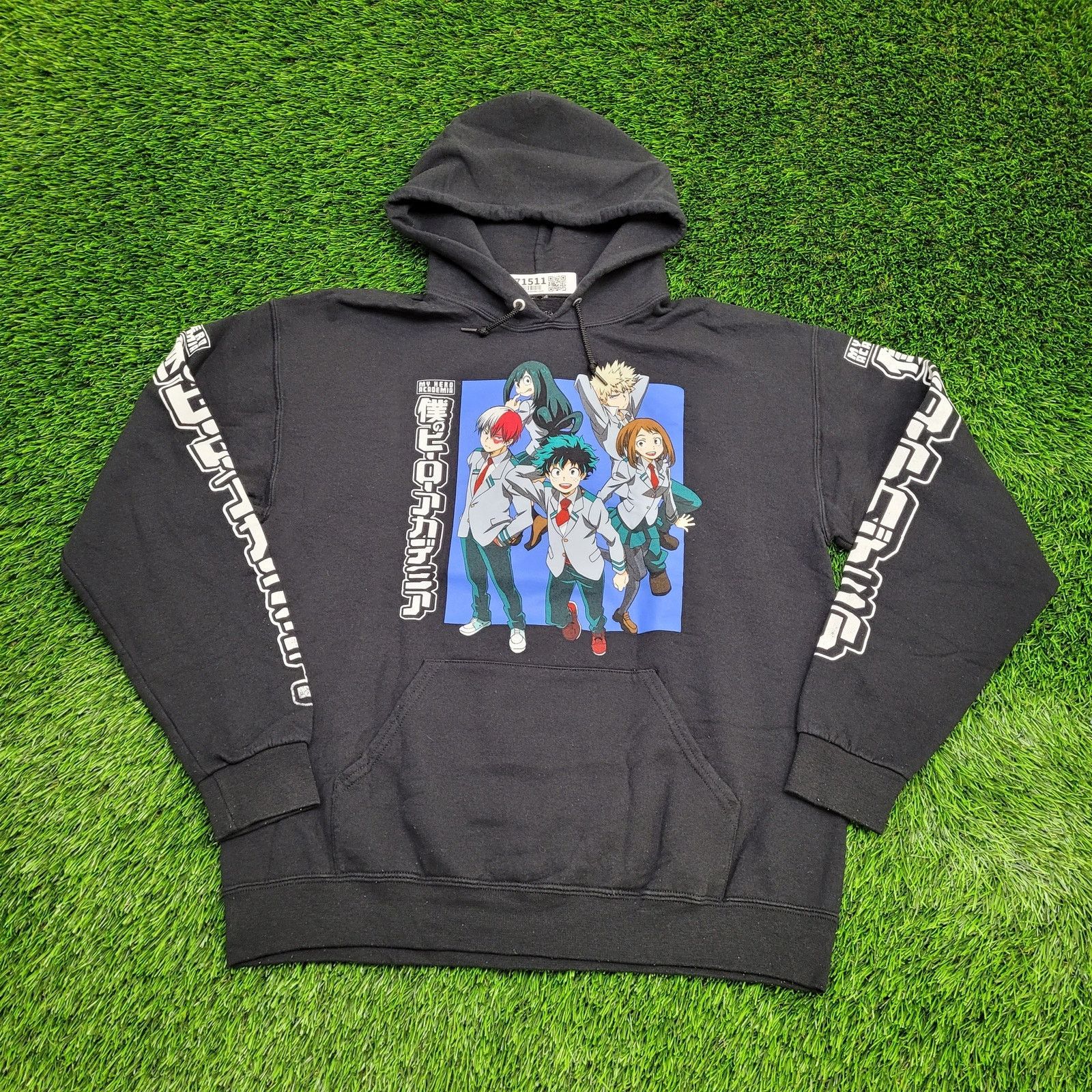 Streetwear Anime Hoodie Large 22x26 My-Hero-Academia | Grailed
