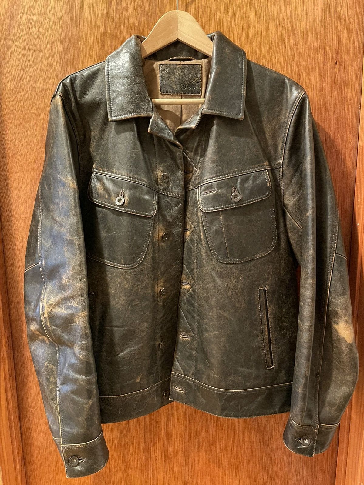Taylor Stitch Taylor Stitch - Long Haul Jacket - Cola Leather - Size 40 ...