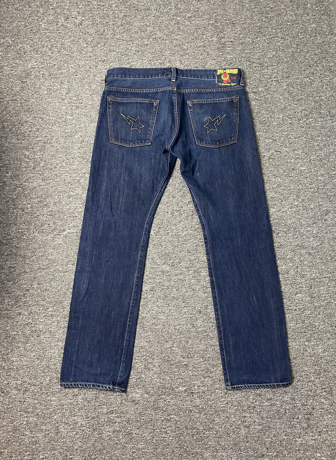 Bape × Nigo BAPE OG - Nigo Bapesta Denim - Jeans | Grailed