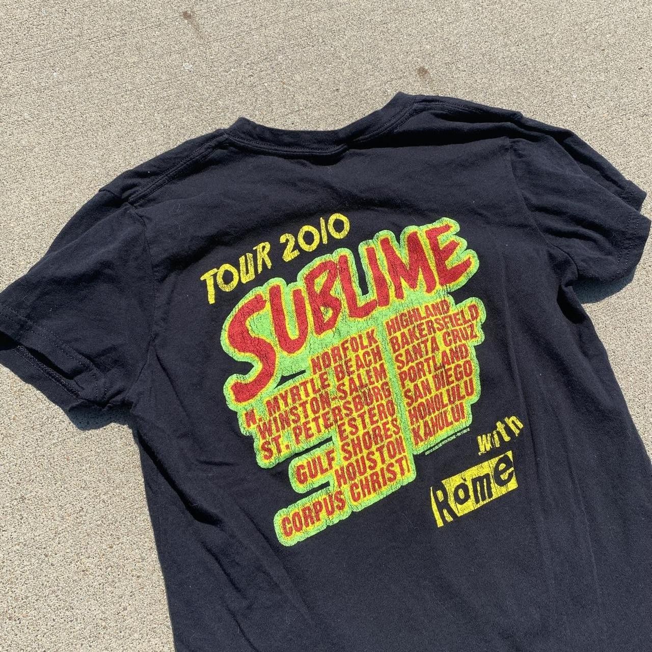 Vintage 2010 Sublime Band Tee Shirt Black | Grailed