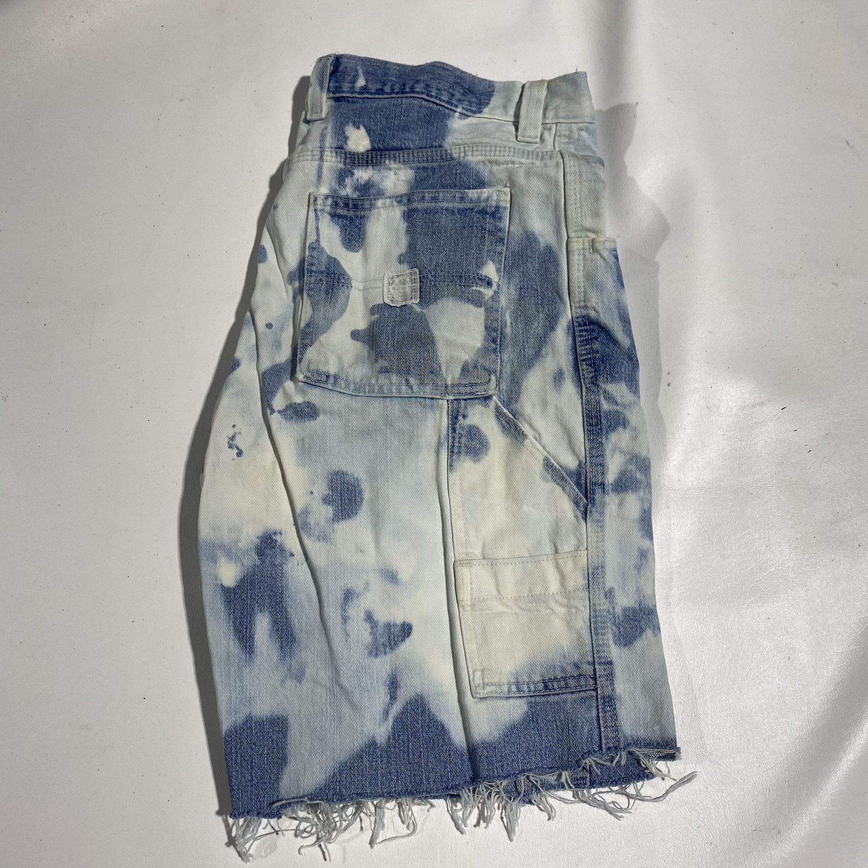 Japanese Brand × Streetwear × Vintage Vintage Denim shorts jorts cargo ...