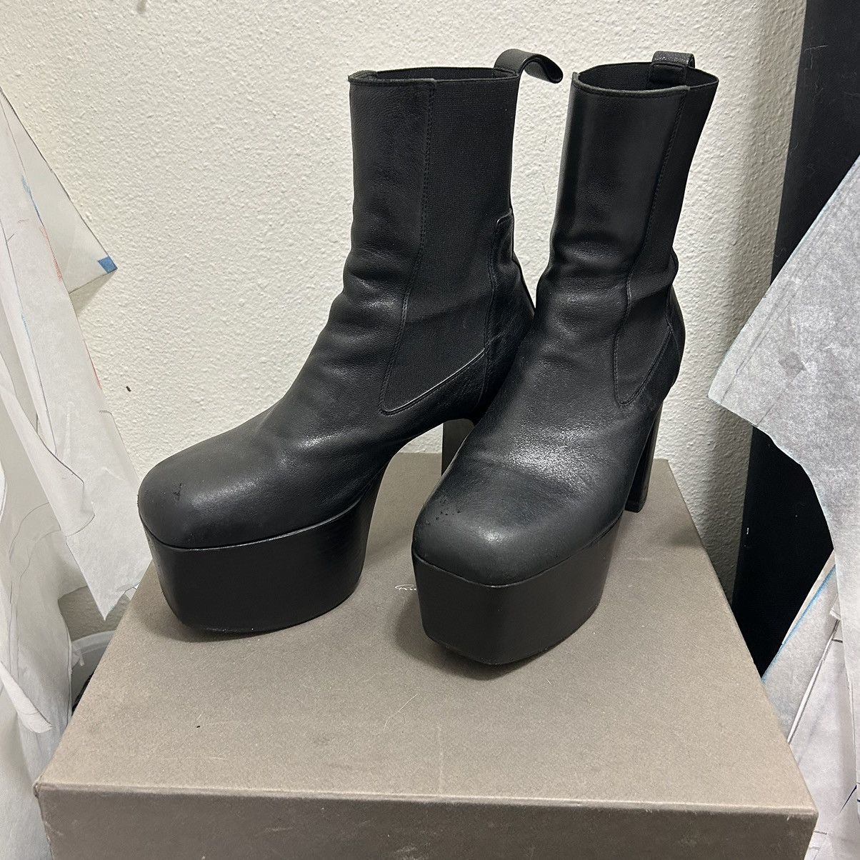 Rick Owens FW19 LARRY KISS HEELS | Grailed