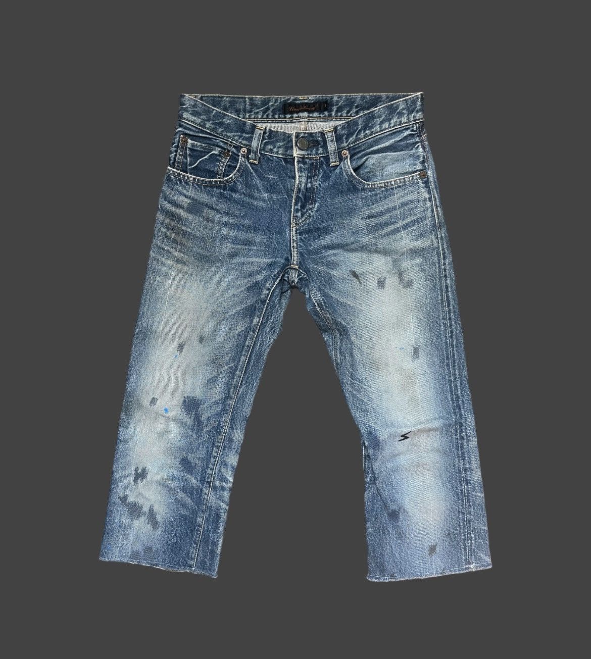 Undercover SS06 Undercover “T” chuuut embroidered denim jorts | Grailed