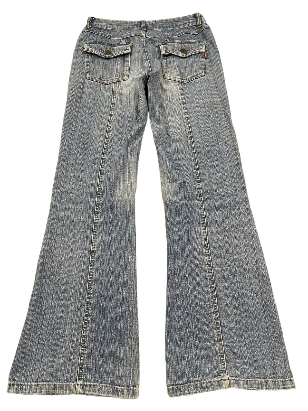 Hype Vintage Japanese Brand Blue Wash Style Flare Jeans | Grailed
