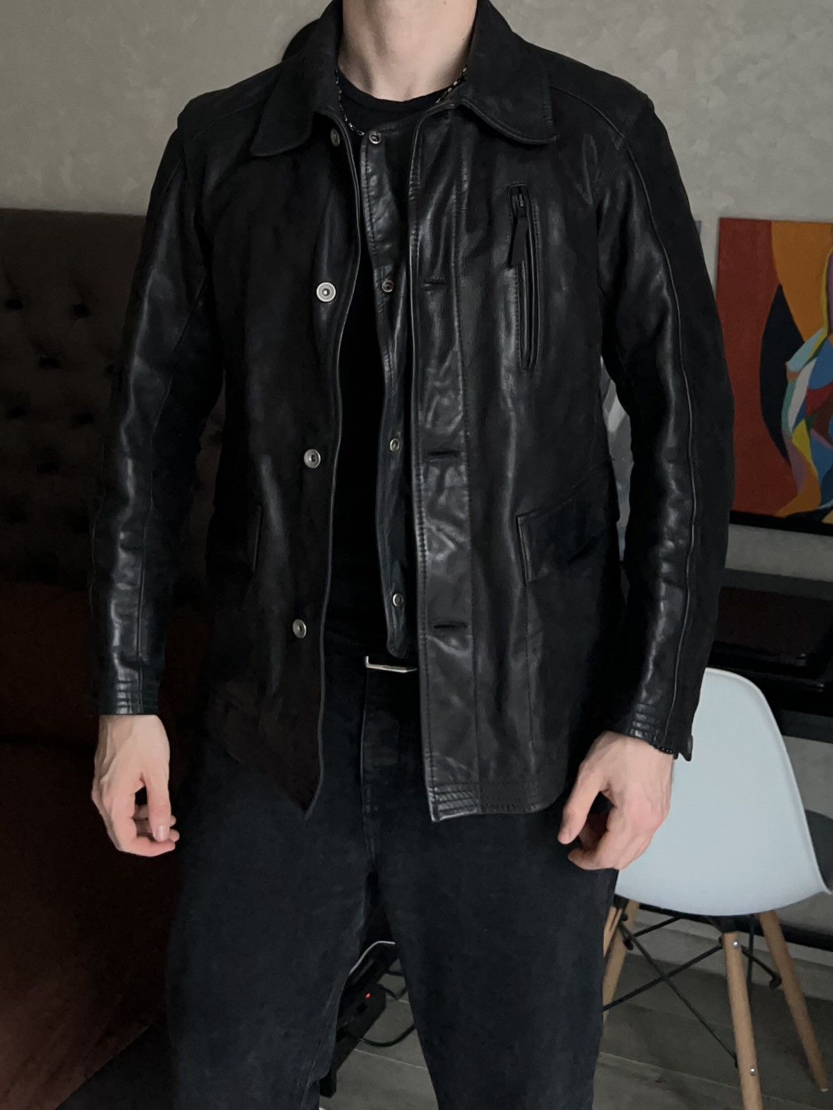 Leather Jacket × Marlboro × Marlboro Classics Marlboro Classic Quality ...