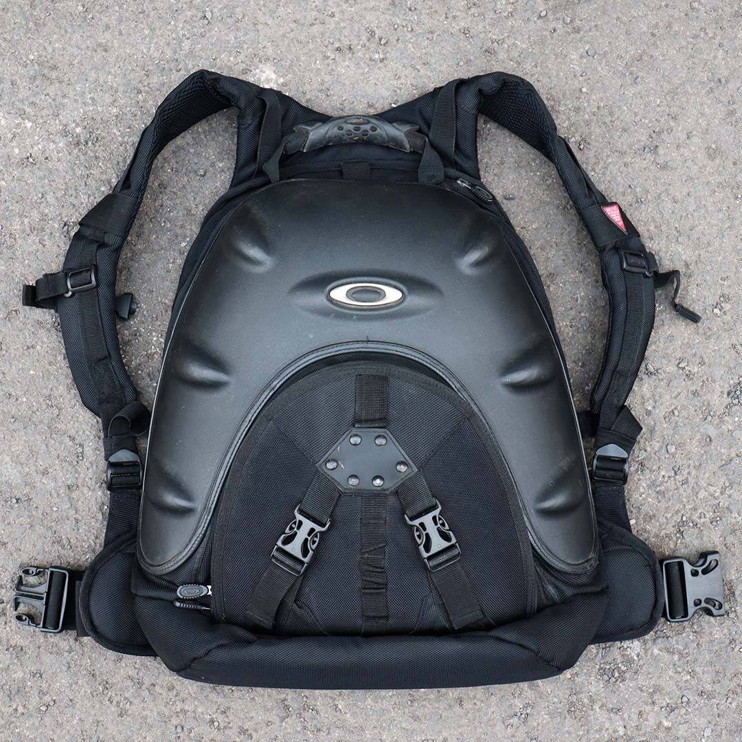 Oakley Oakley Hardshell Backpack Black - Y2K Bag | Grailed
