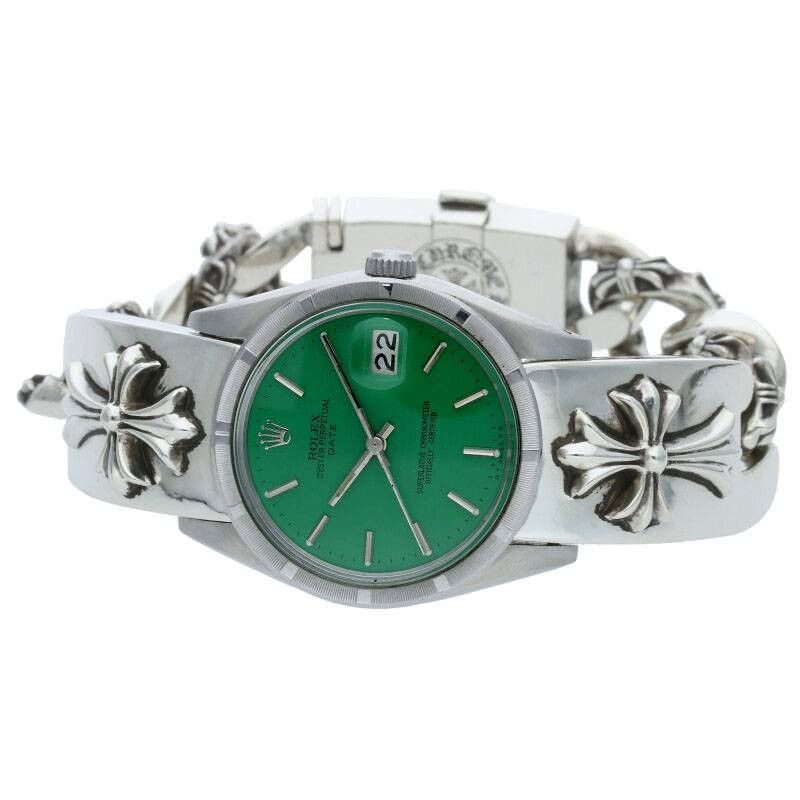 Rolex Chrome Hearts x Rolex Oyster Perpetual Date Watch | Grailed