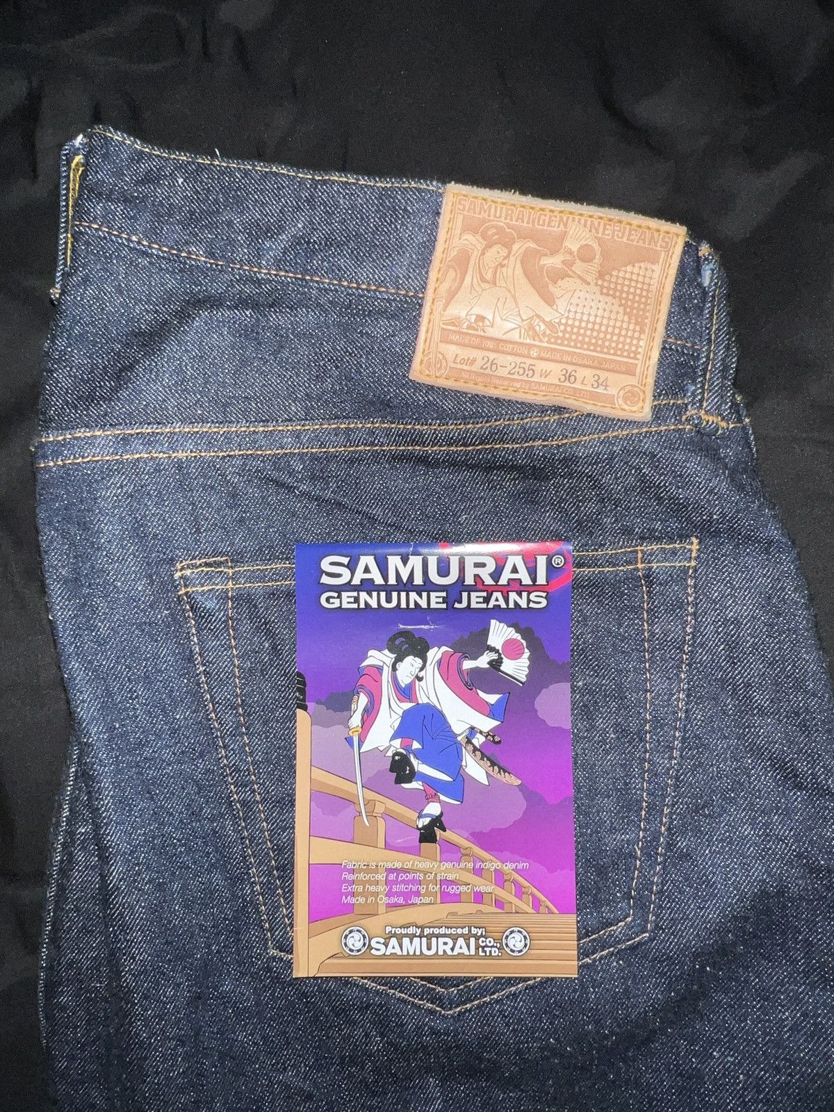 Samurai Jeans SAMURAI JEANS S0255XX "USHIWAKA" 15OZ SLIM TAPERED JEANS ...