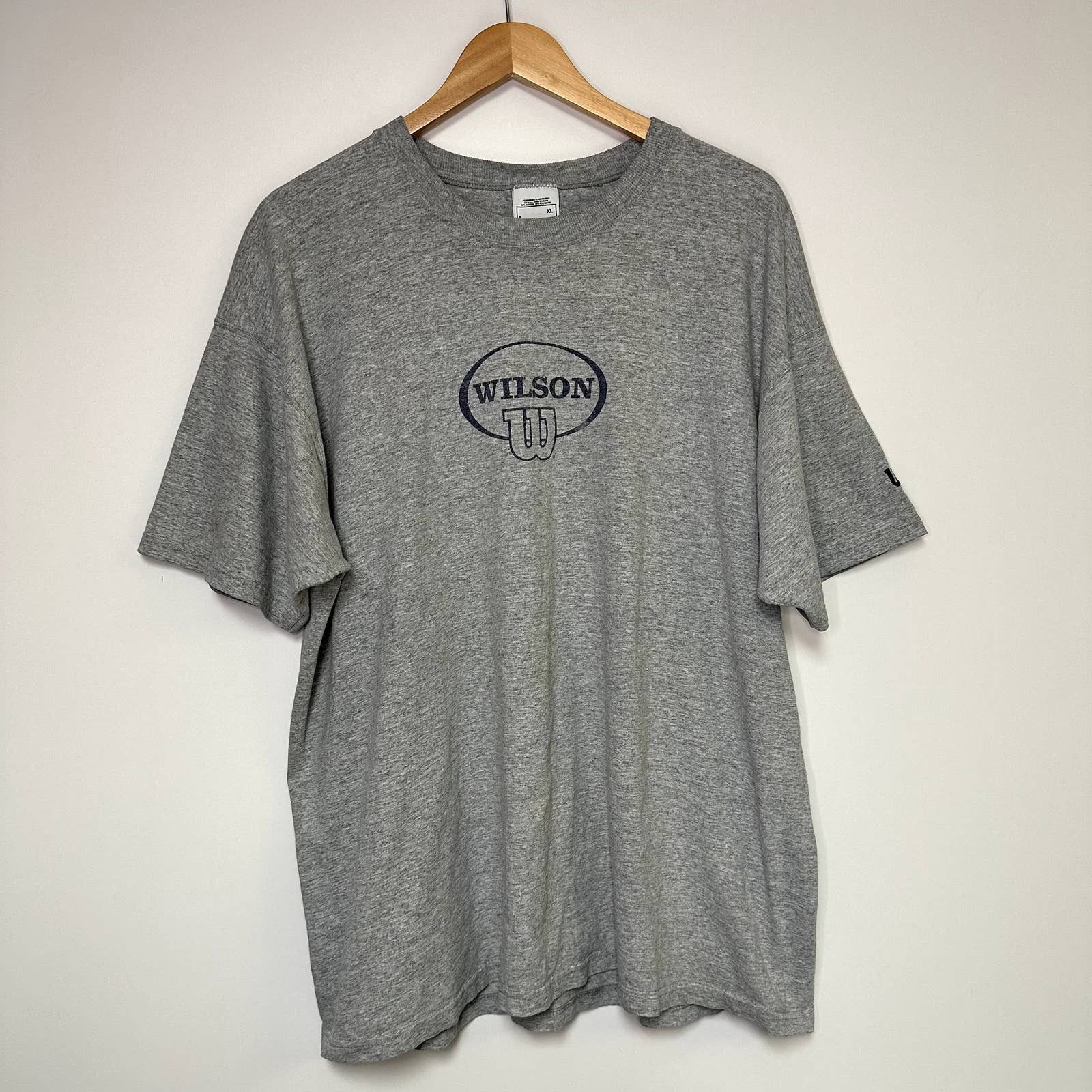 Wilson Athletics Vintage Wilson Shirt Tennis Tee Gray 2000s | Grailed