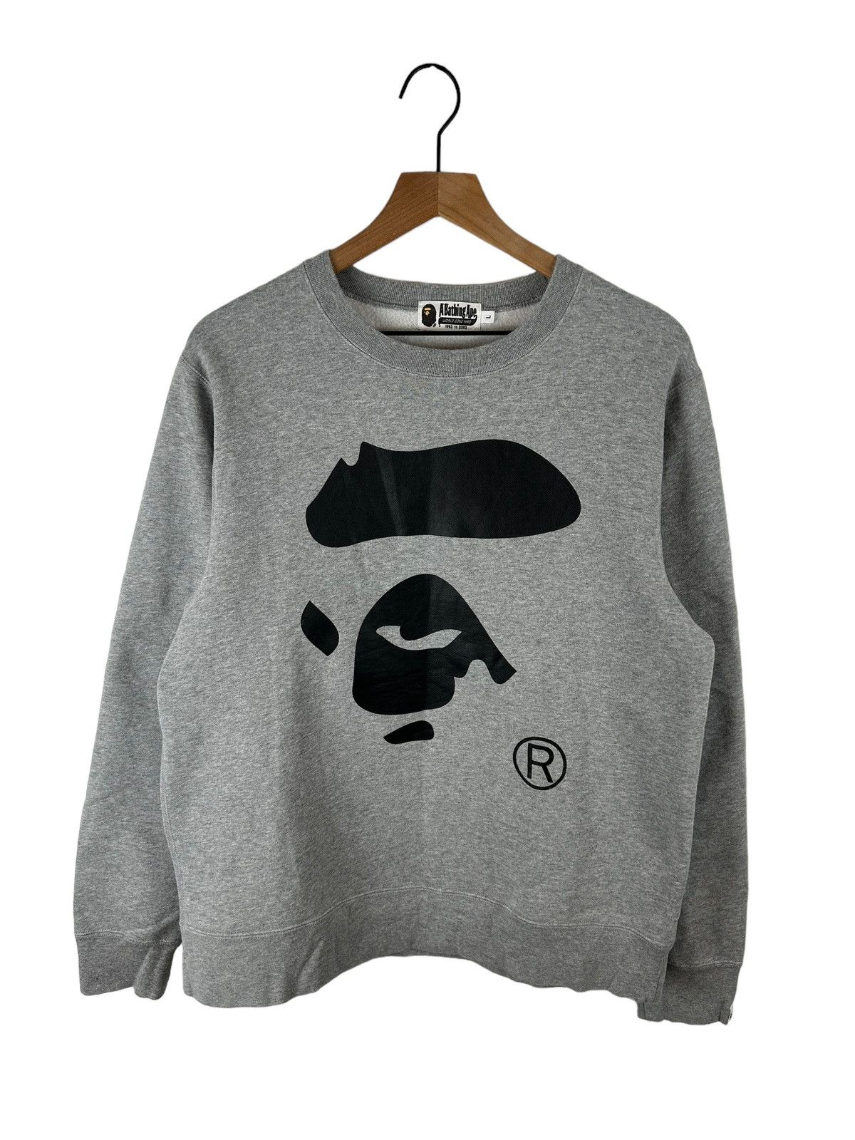 Bape Bape Face Logo Sweatshirts | Grailed