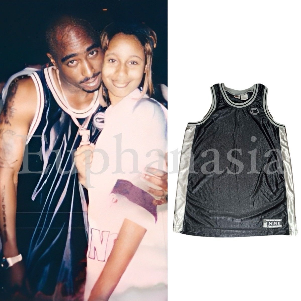 Nike × Streetwear × Vintage Nike Basketball Jersey **Style Worn By 2Pac ...