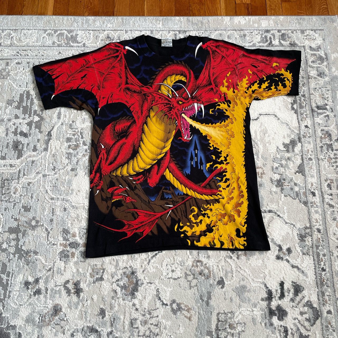 Liquid Blue Liquid Blue 1993 Dragon Knight Vintage All Over Print | Grailed