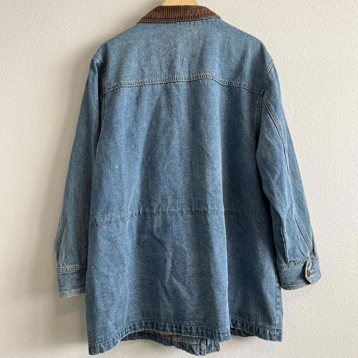 Denim & Co. Vintage Denim Trench Hunter Denim Jean Jacket | Grailed